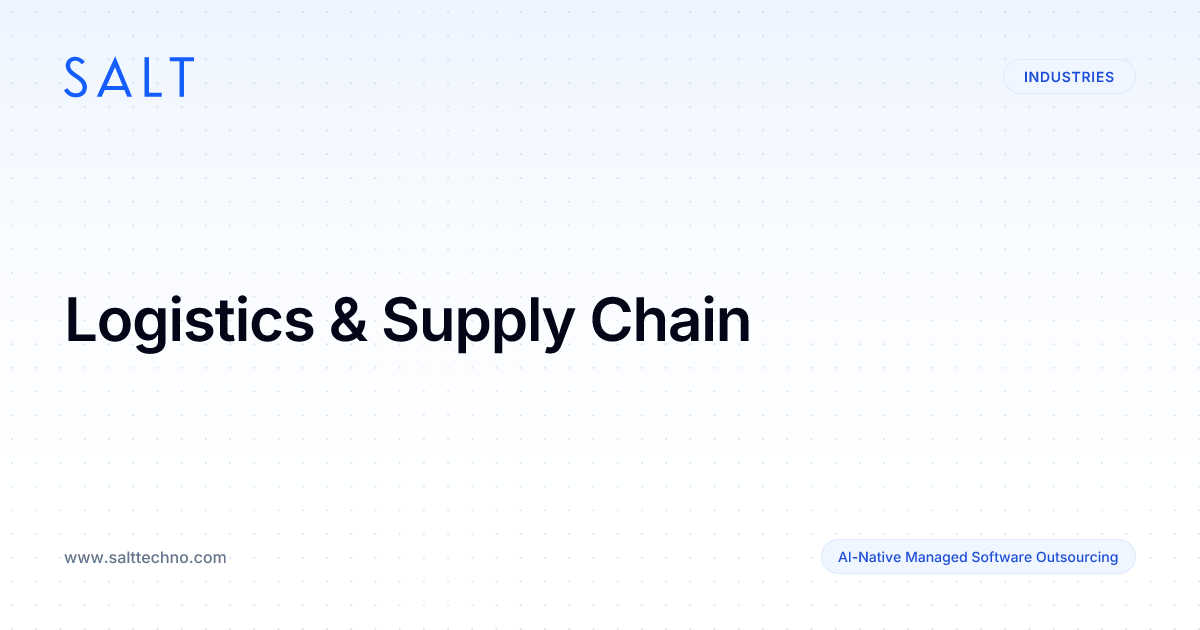 Logistics & Supply Chain Software Development | Optimize Operations ...