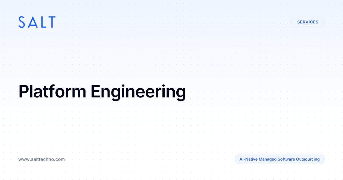 Platform Engineering Services | Internal Developer Platform (IDP ...